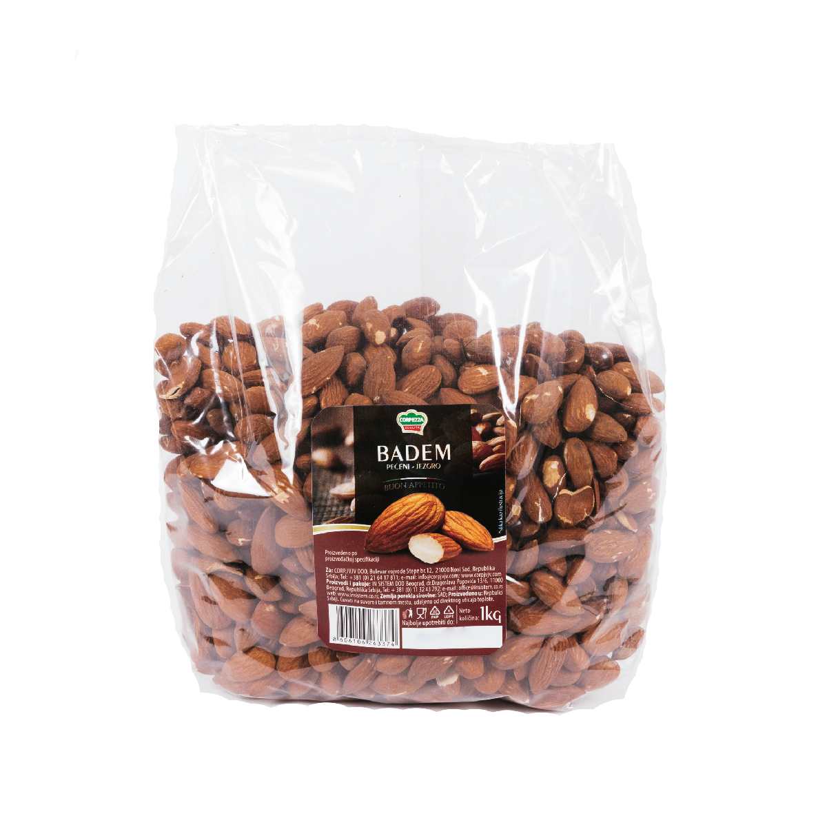 Corpezza Badem Pečeni u Opni 1kg - Corp JVJV