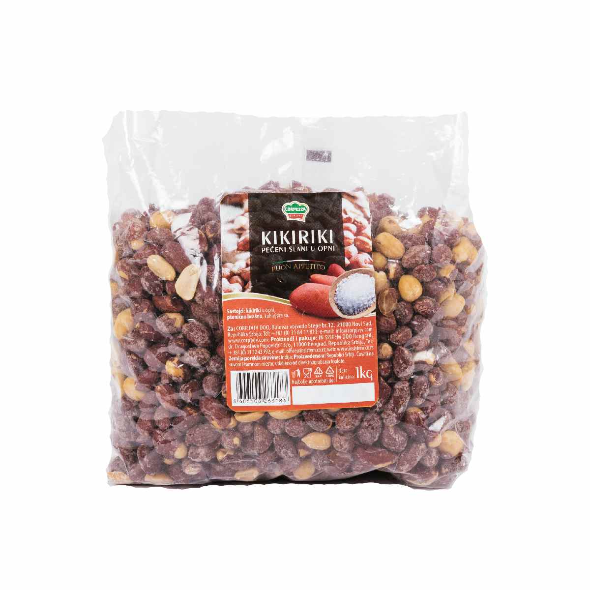 Corpezza Kikiriki Pečeni Slani 1kg - Corp JVJV